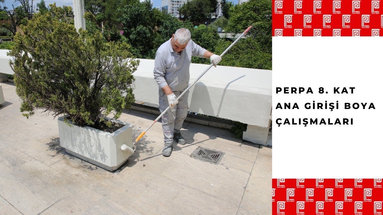 PERPA 8. Kat Ana Girişi Boya Çalışmaları – PERPA TV